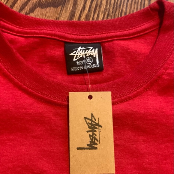 Stussy | Shirts | Stussy Dark Red Low Tide Tee Xl From The Toronto ...